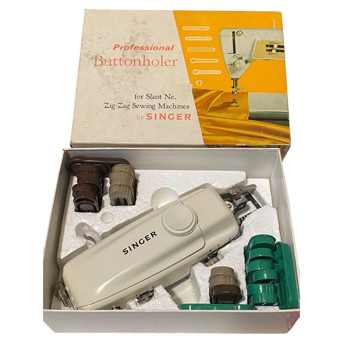 Vintage SINGER Buttonhole Sewing Machine Lot of 3 Machines Plus ...