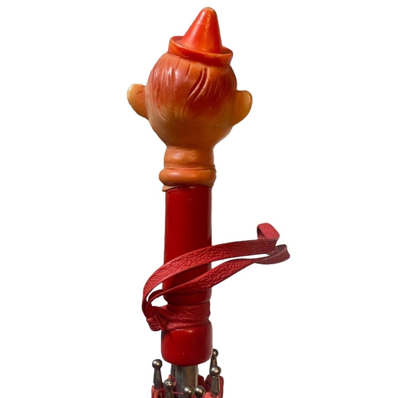 VTG 1960s Red 21 Childs Umbrella Pinocchio Elf Handle Collectible ...