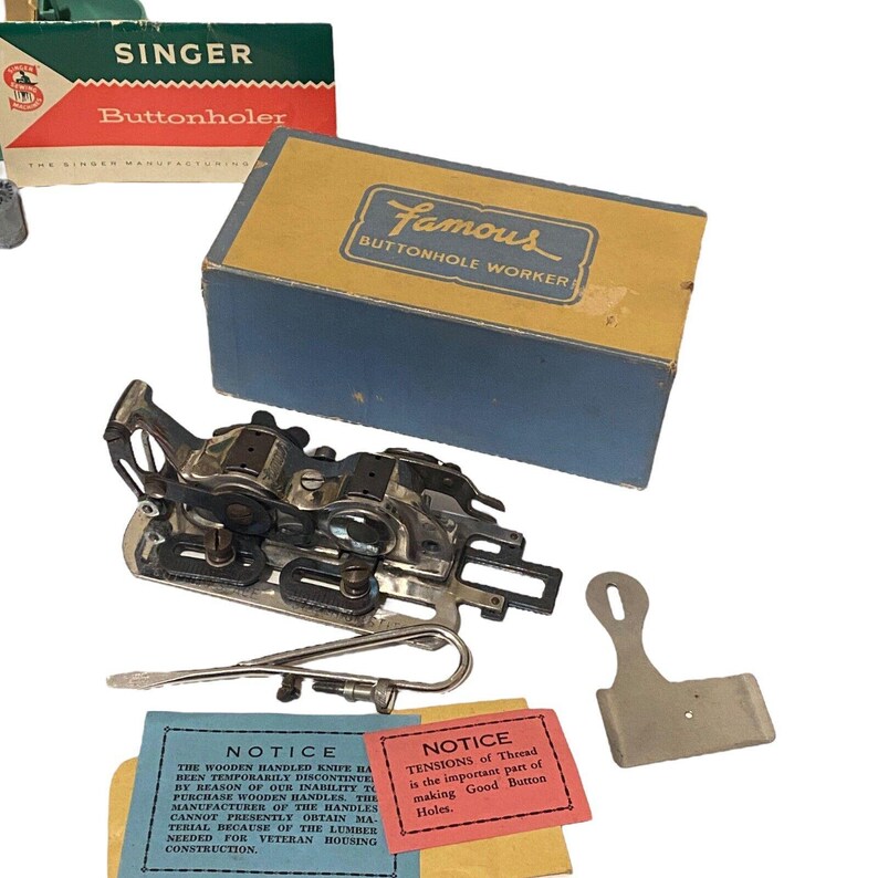 Vintage SINGER Buttonhole Sewing Machine Lot of 3 Machines Plus ...