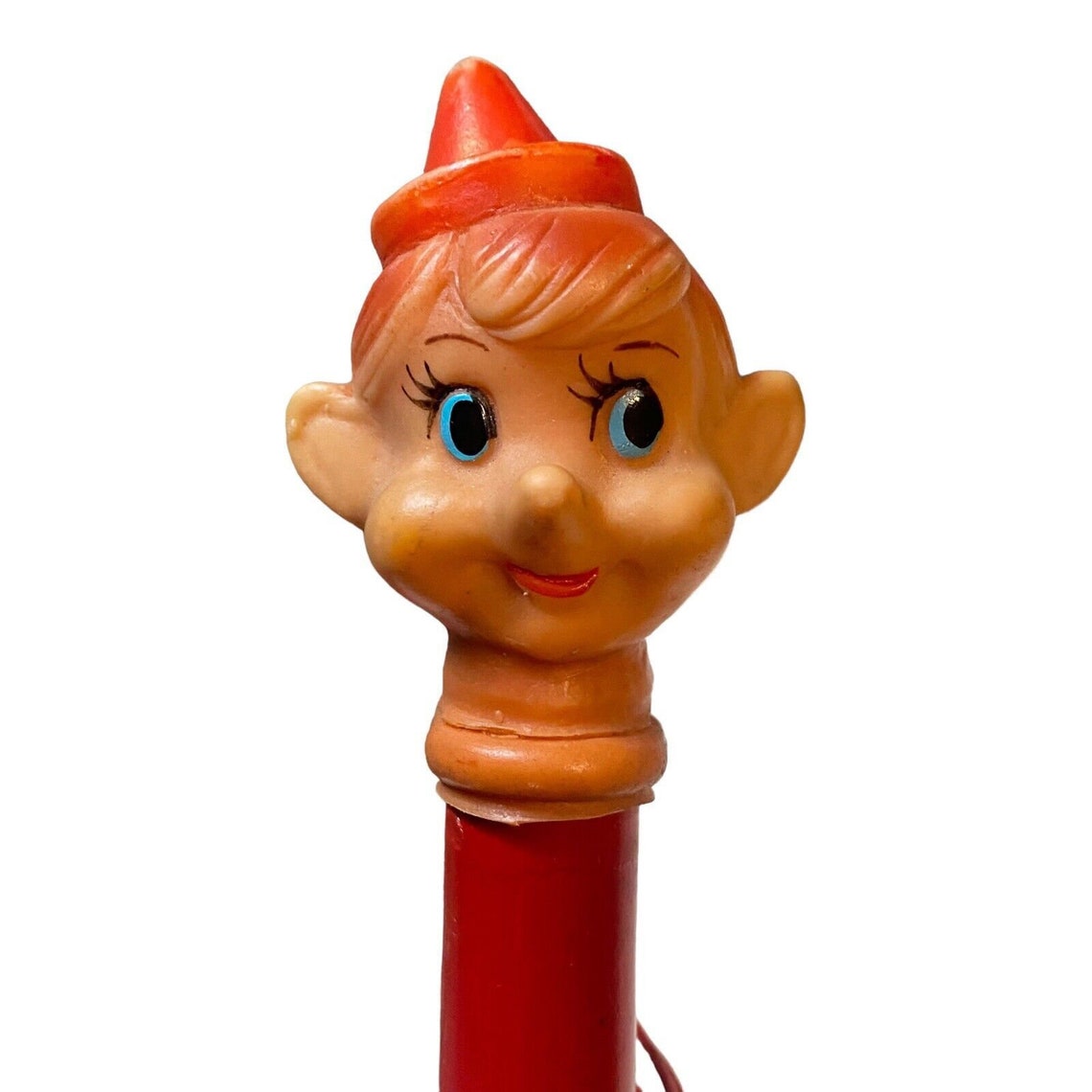 VTG 1960s Red 21 Childs Umbrella Pinocchio Elf Handle Collectible ...
