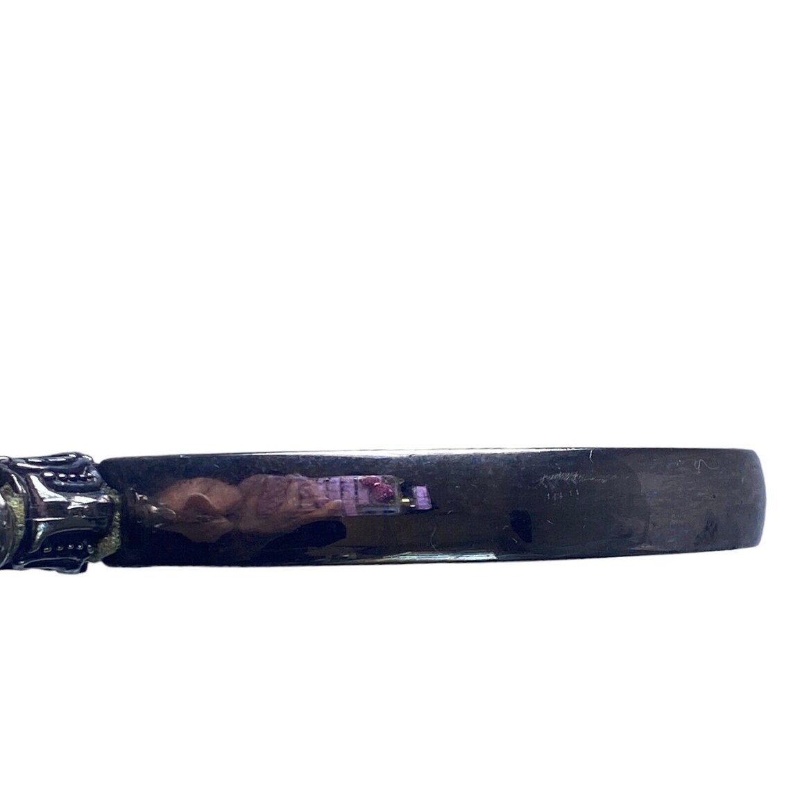 VTG Godinger GSA Silver Plate Art Nouveau Magnifying Glass 7.5 Ornate ...