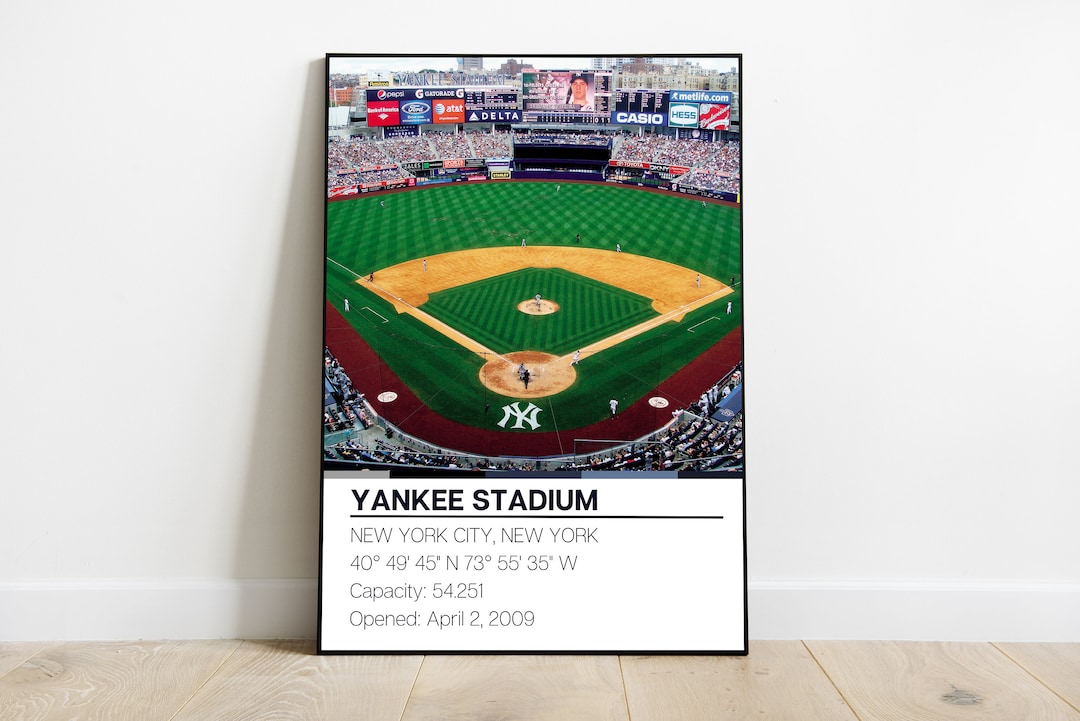 Yankee Stadium Poster New York Yankees Stadium Print - Etsy