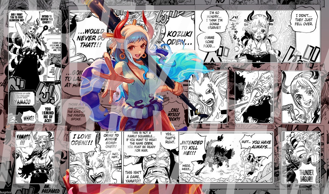 Yamato Custom Playmat Design for One Piece TCG With Zones - Etsy