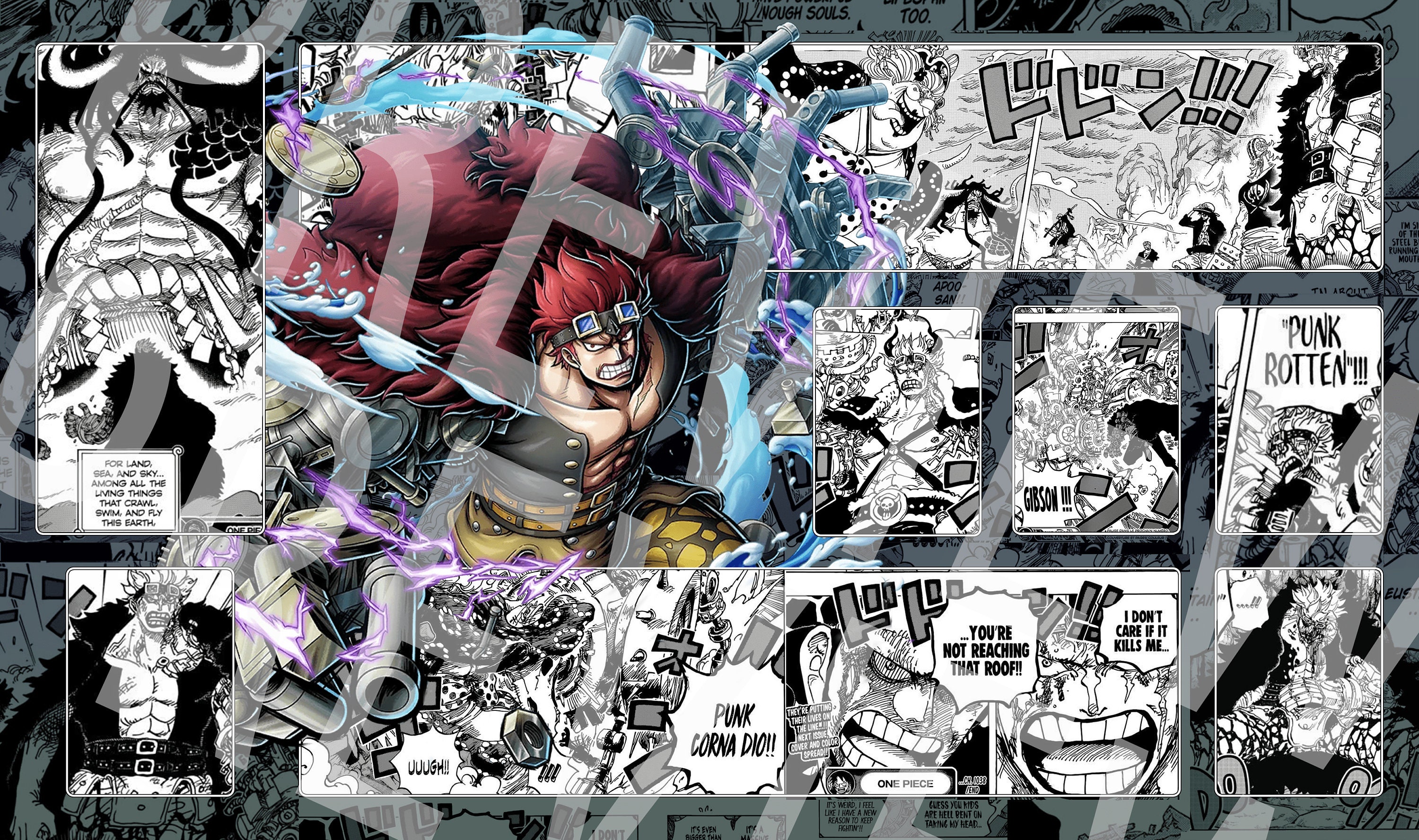 Eustass Kid Custom Playmat Design para One Piece TCG con Zones - Etsy ...