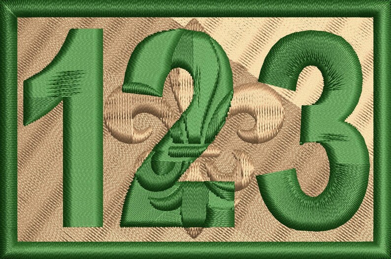 Custom Made Cub Scout Pack And/or Troop Numbers With "hidden" Image ...