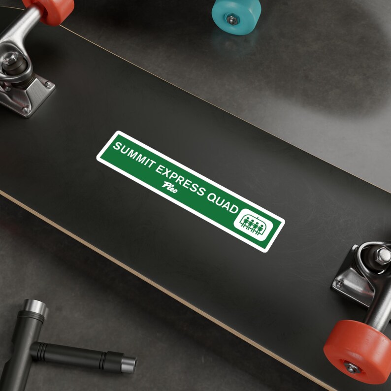 SUMMIT EXPRESS QUAD Pico Ski Trail Sign Sticker | Waterproof Outdoor ...