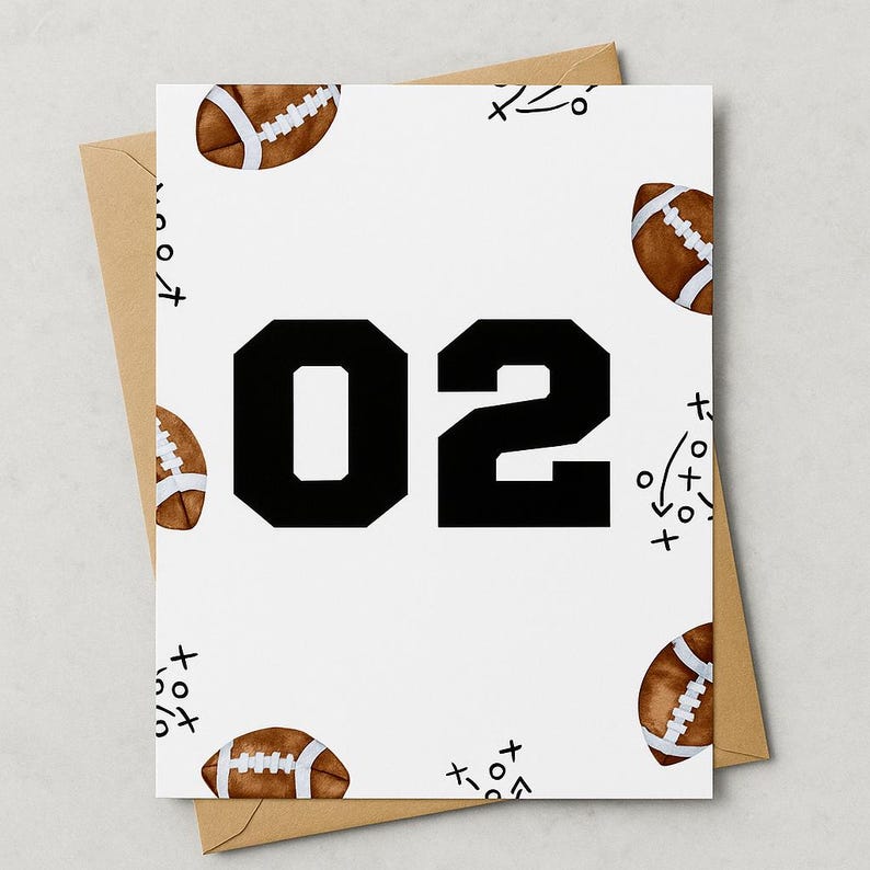 Editable Football Birthday Invitation | Boy Sports Party Invite | Game ...
