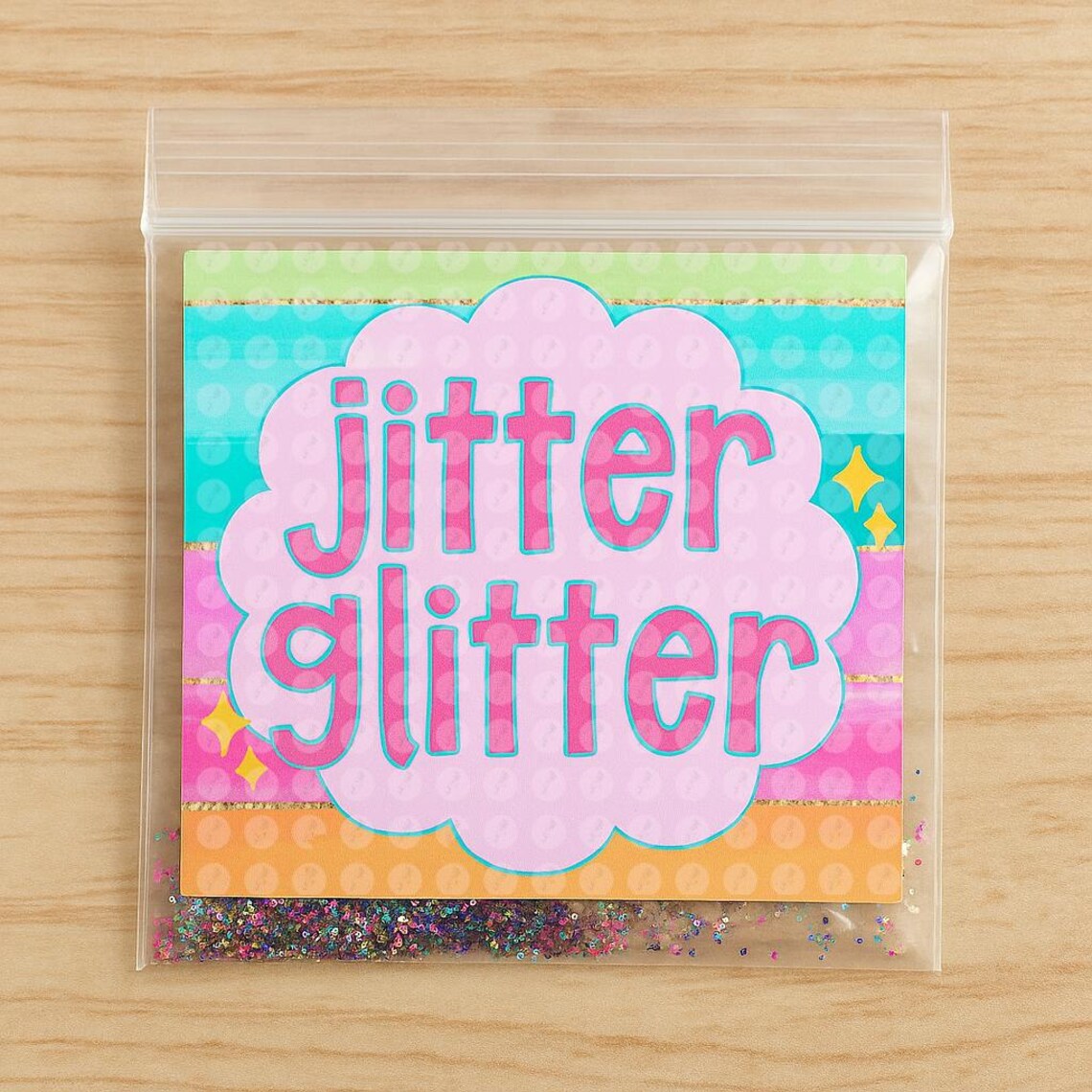 Jitter Glitter First Day Poem: Back to School Gift Tag (digital ...