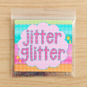 Jitter Glitter • First Day of School Poem • 4x6” Printable + Bag Topper ...