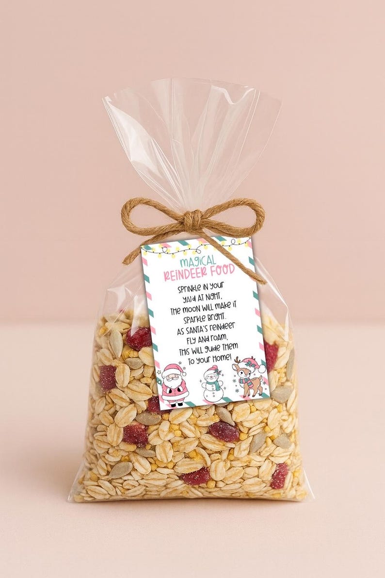 Magical Reindeer Food Printable | DIY Recipe & Poem | Christmas Eve Box ...