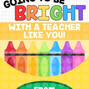 Teacher School Supplies Gift Tag | Teacher Gift Tag | This Year is ...