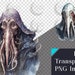 Fantasy Watercolor Illithid Clipart, Digital Graphics for Commercial ...