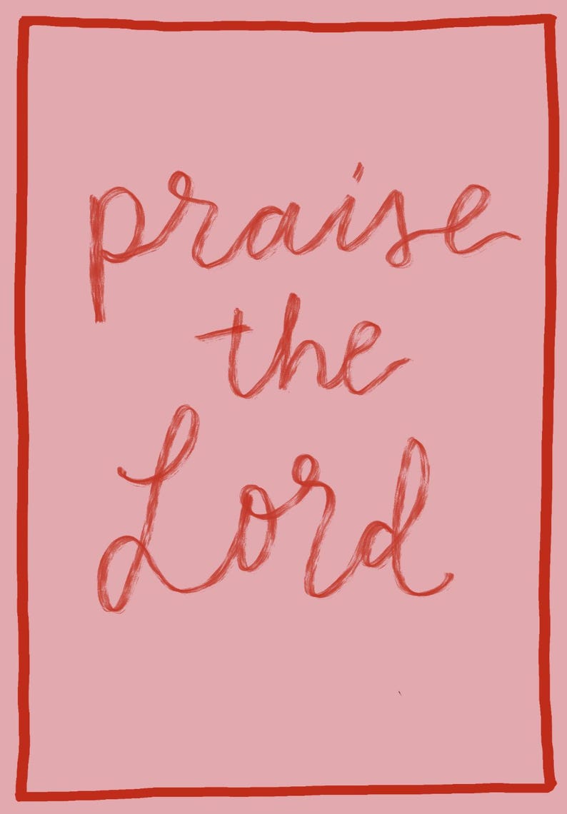 Praise the Lord Instant Download - Etsy