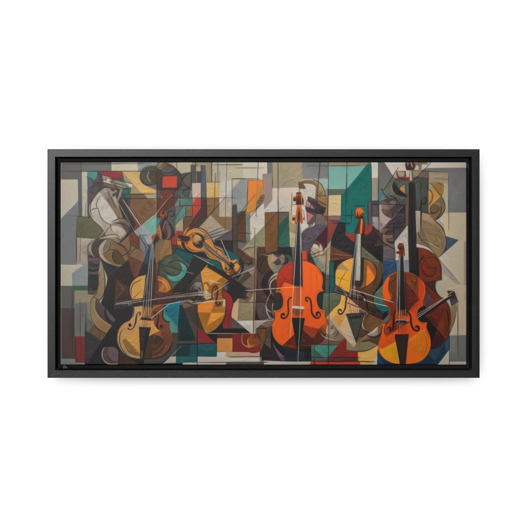 Pablo Picasso Homage Wall Art Gift Cubist Cellos Modern Contemporary ...