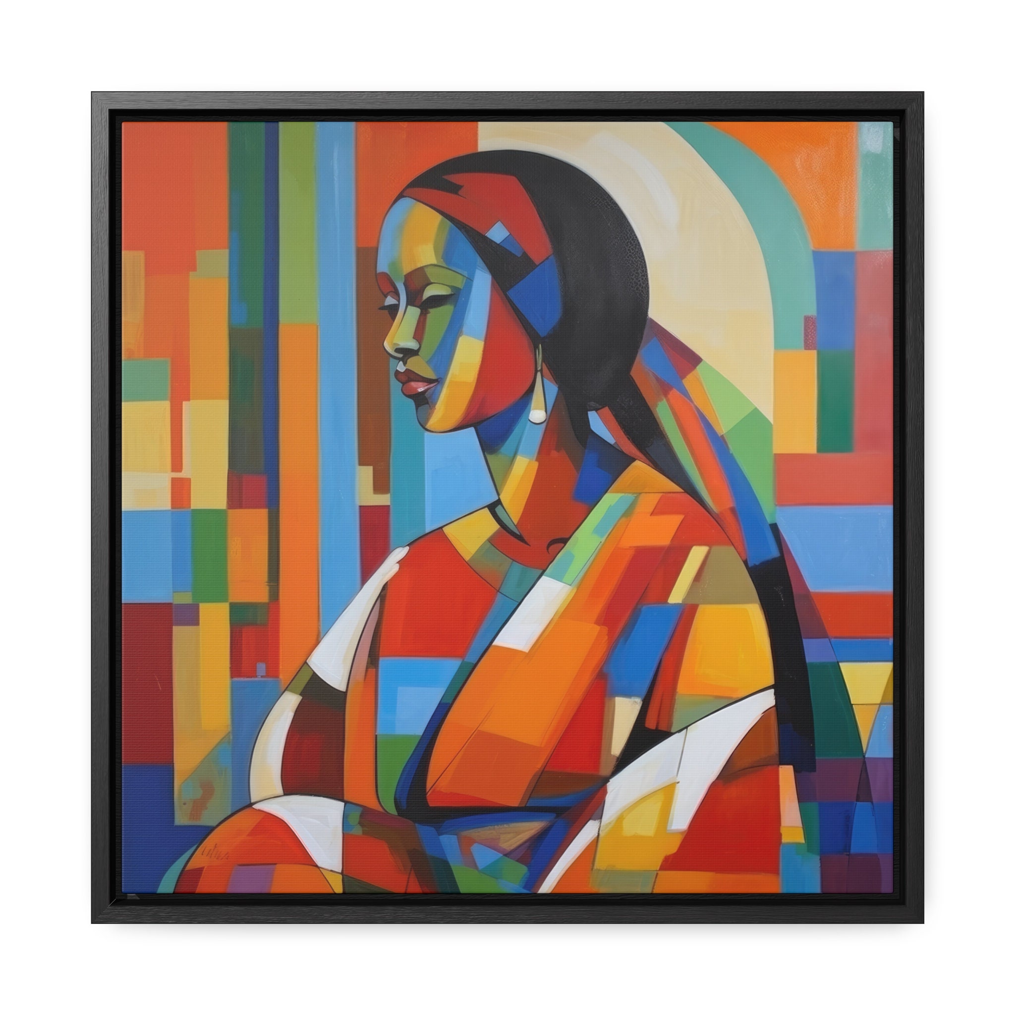 Modern Contemporary African American Black Wall Art Gift Stephen ...