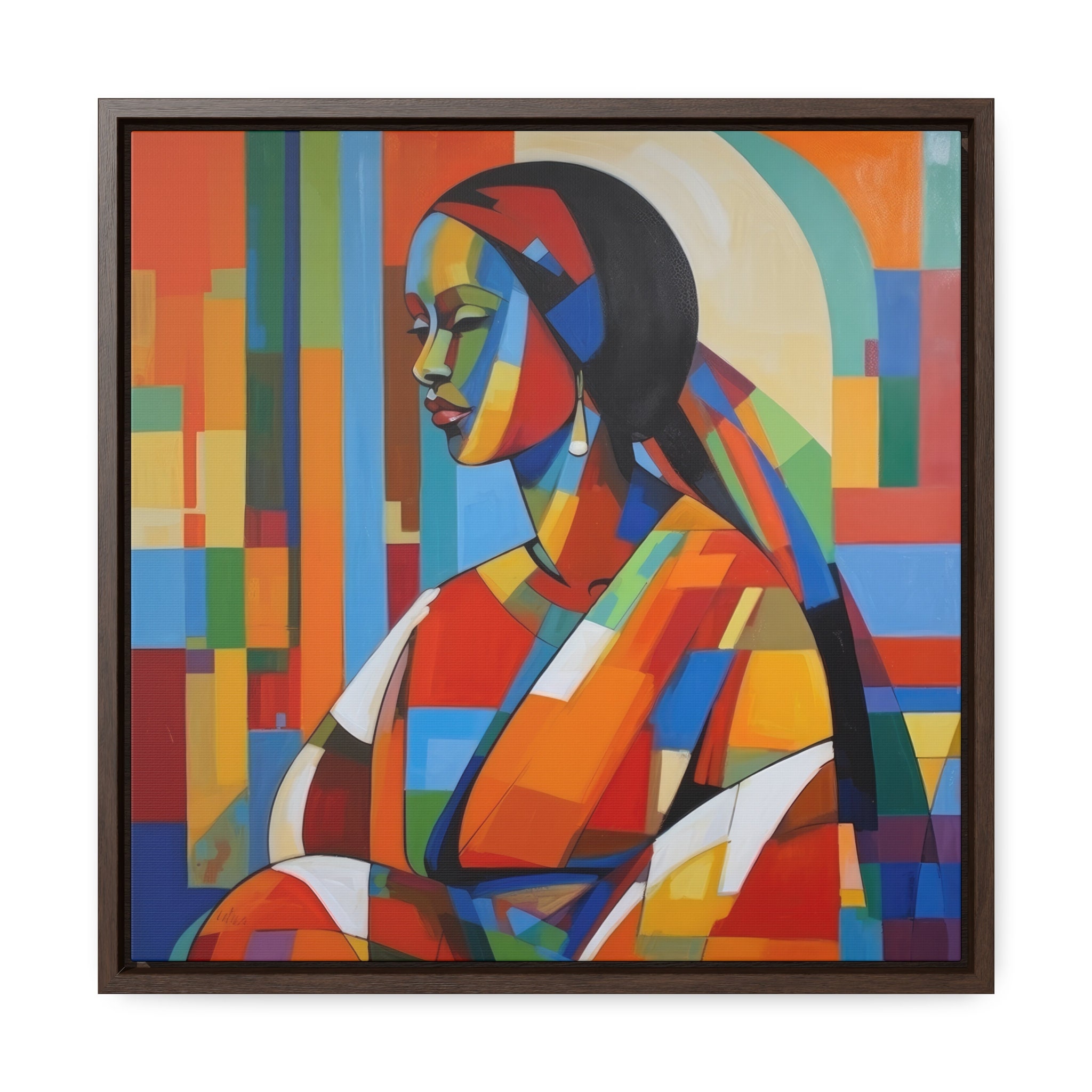 Modern Contemporary African American Black Wall Art Gift Stephen ...