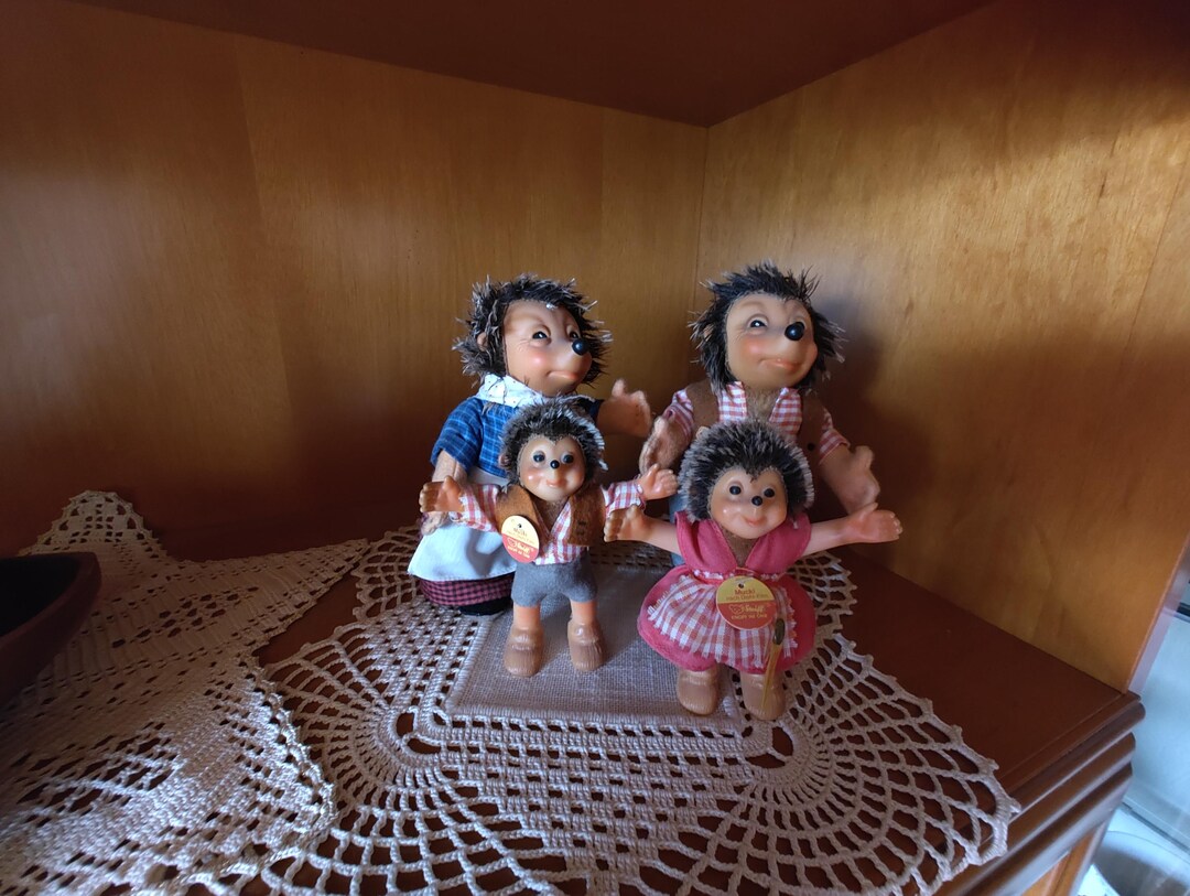 Beautiful Steiff Mecki Micki Macki Mucki Hedgehog Dolls Family - Etsy