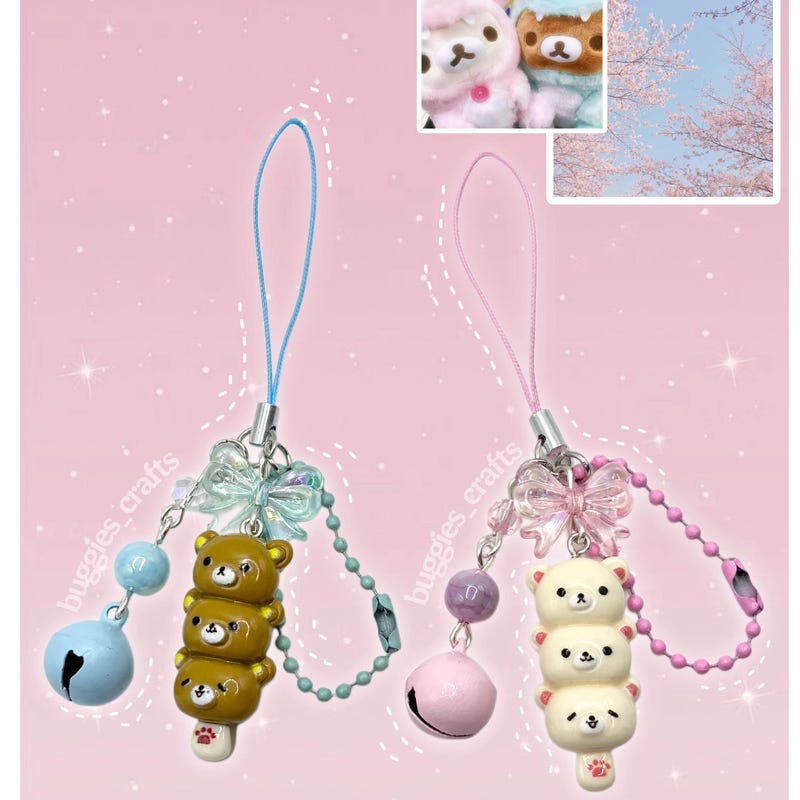 Pastel Bell Charms - Etsy