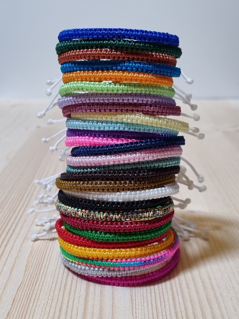 Macrame Friendship Bracelet, Square Knot Bracelet, Best Friend Bracelet ...