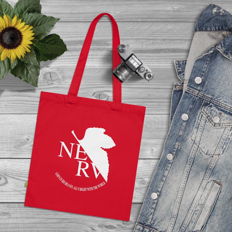 Neon Genesis Evangelion NERV Organic Cotton Tote Bag - Etsy