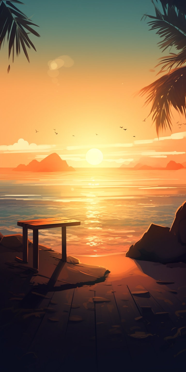 8 Relaxing Wallpaper for Smartphones, INSTANT DOWNLOAD, Screensaver ...