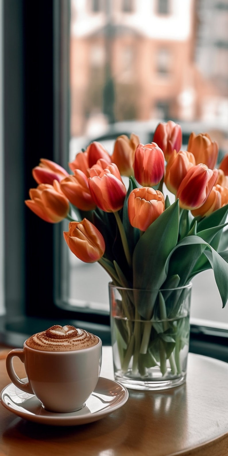 13 Tulip Flower Wallpaper for Smartphones, INSTANT DOWNLOAD ...