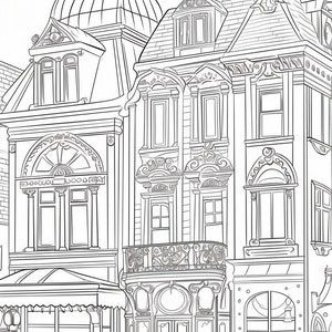 Houses Coloring Pages Collection Vol 1 30 Pages - Etsy