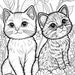 Cat Collection Vol 2 Coloring 20 Pages - Etsy