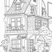 Houses Coloring Pages Collection Vol 1 30 Pages - Etsy