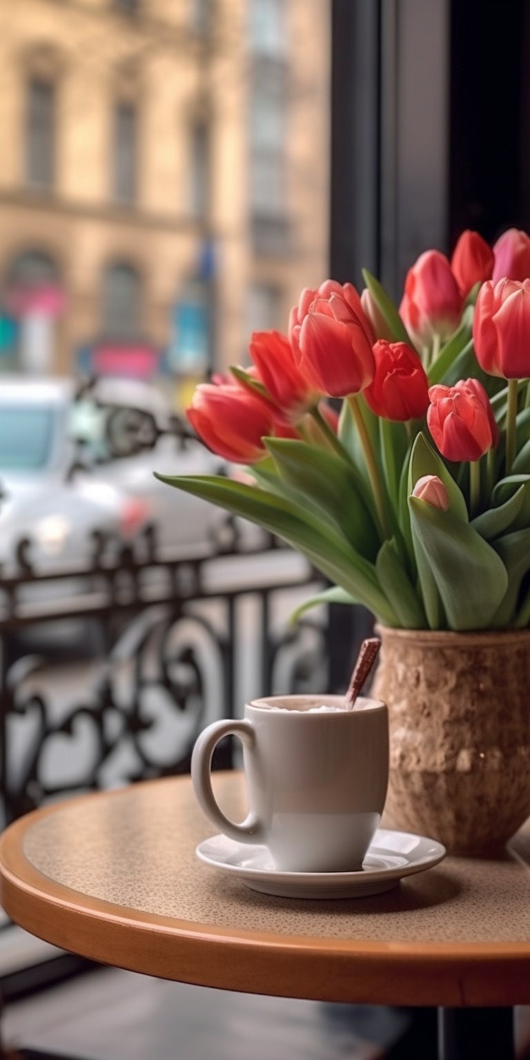 13 Tulip Flower Wallpaper for Smartphones, INSTANT DOWNLOAD ...