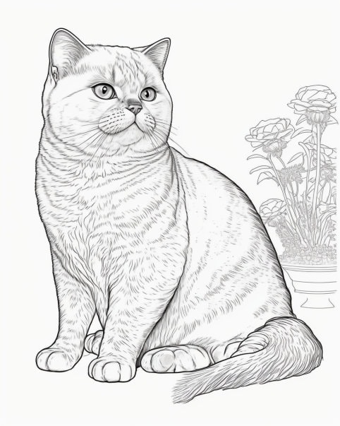 Cat Collection Vol 1 Coloring 25 Pages - Etsy