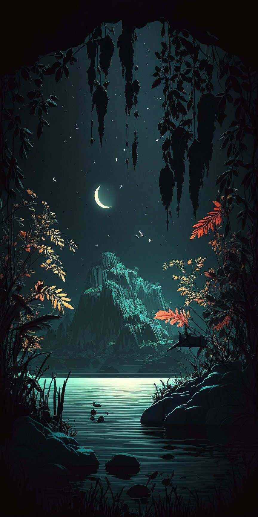 10 Dark Relaxing Wallpaper for Smartphones, INSTANT DOWNLOAD ...