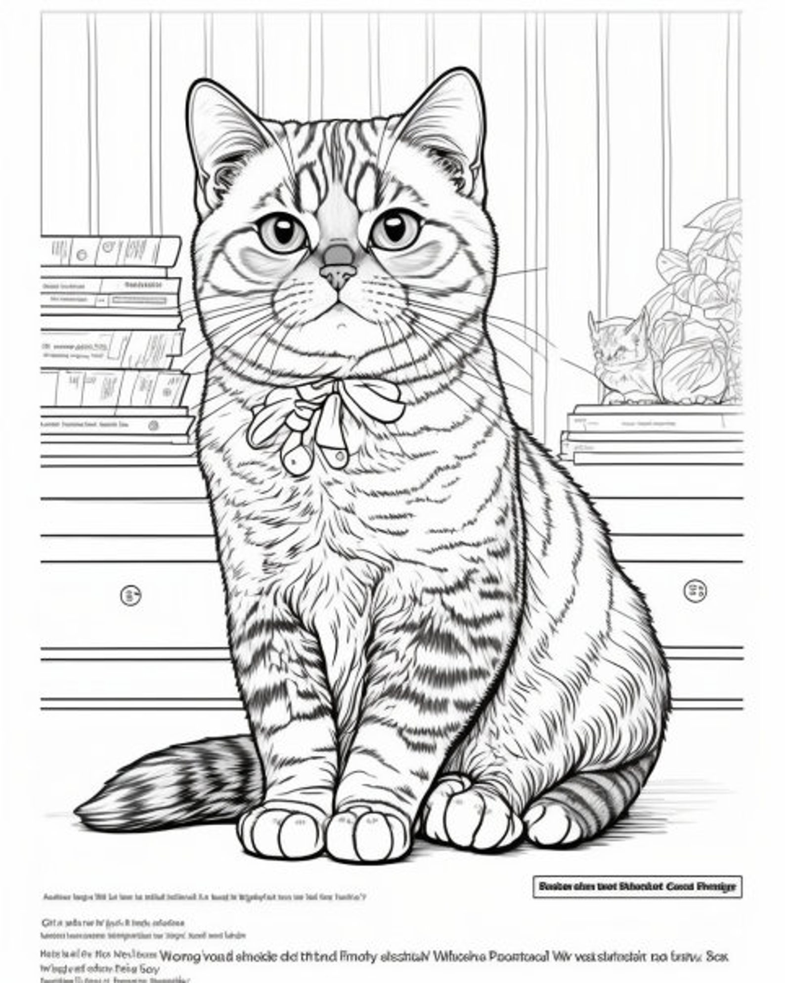 Cat Collection Vol 1 Coloring 25 Pages - Etsy