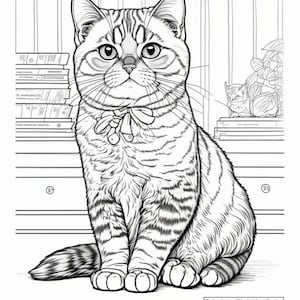 Cat Collection Vol 1 Coloring 25 Pages - Etsy
