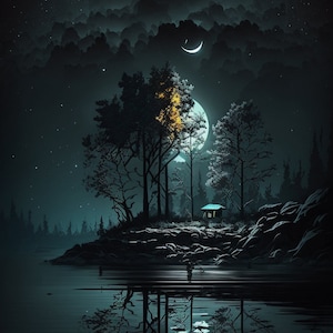 10 Dark Relaxing Wallpaper for Smartphones, INSTANT DOWNLOAD ...