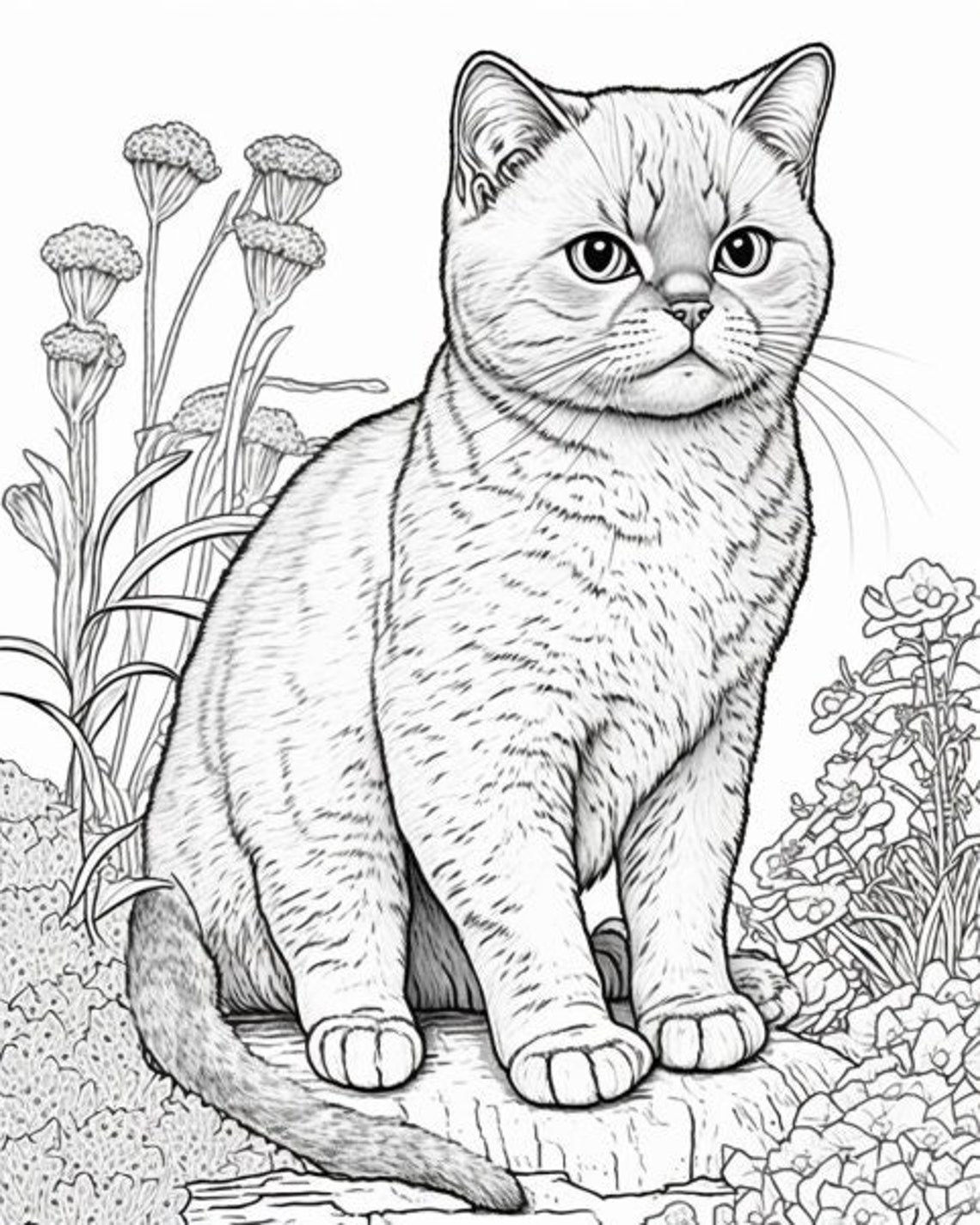 Cat Collection Vol 1 Coloring 25 Pages - Etsy