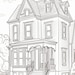 Houses Coloring Pages Collection Vol 1 30 Pages - Etsy