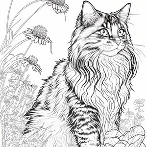 Cat Collection Vol 1 Coloring 25 Pages - Etsy