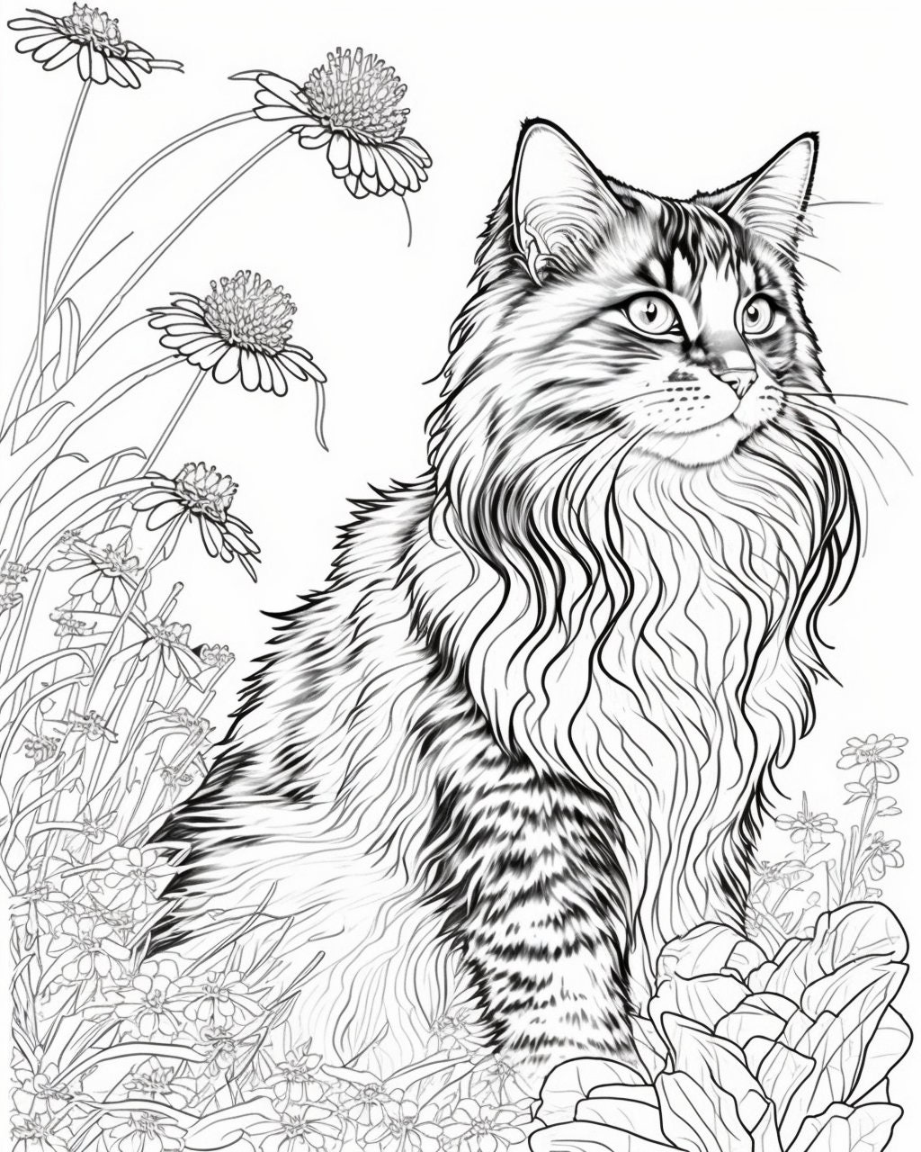 Cat Collection Vol 1 Coloring 25 Pages - Etsy