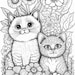 Cat Collection Vol 2 Coloring 20 Pages - Etsy
