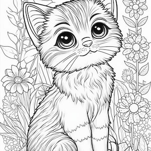 Cat Collection Vol 3 Coloring 25 Pages - Etsy
