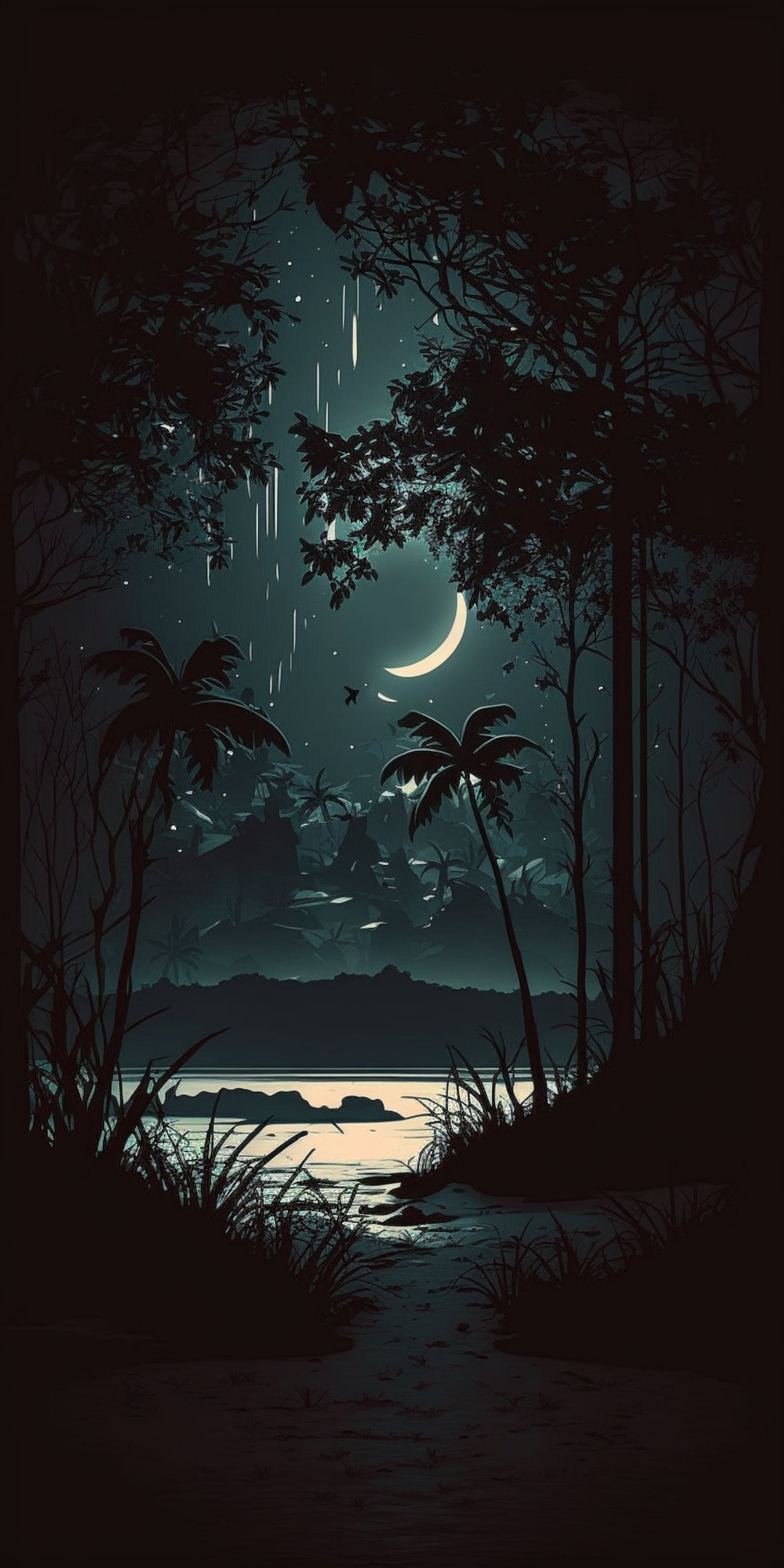 10 Dark Relaxing Wallpaper for Smartphones, INSTANT DOWNLOAD ...