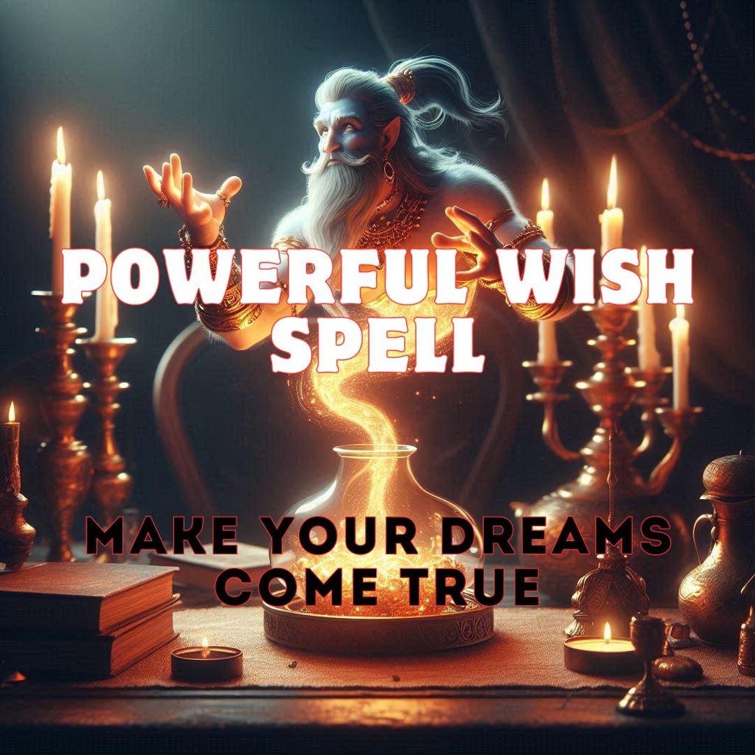 Genie Wish Stone Wish Manifestation Gem Powerful Wish-enhancing Gem ...