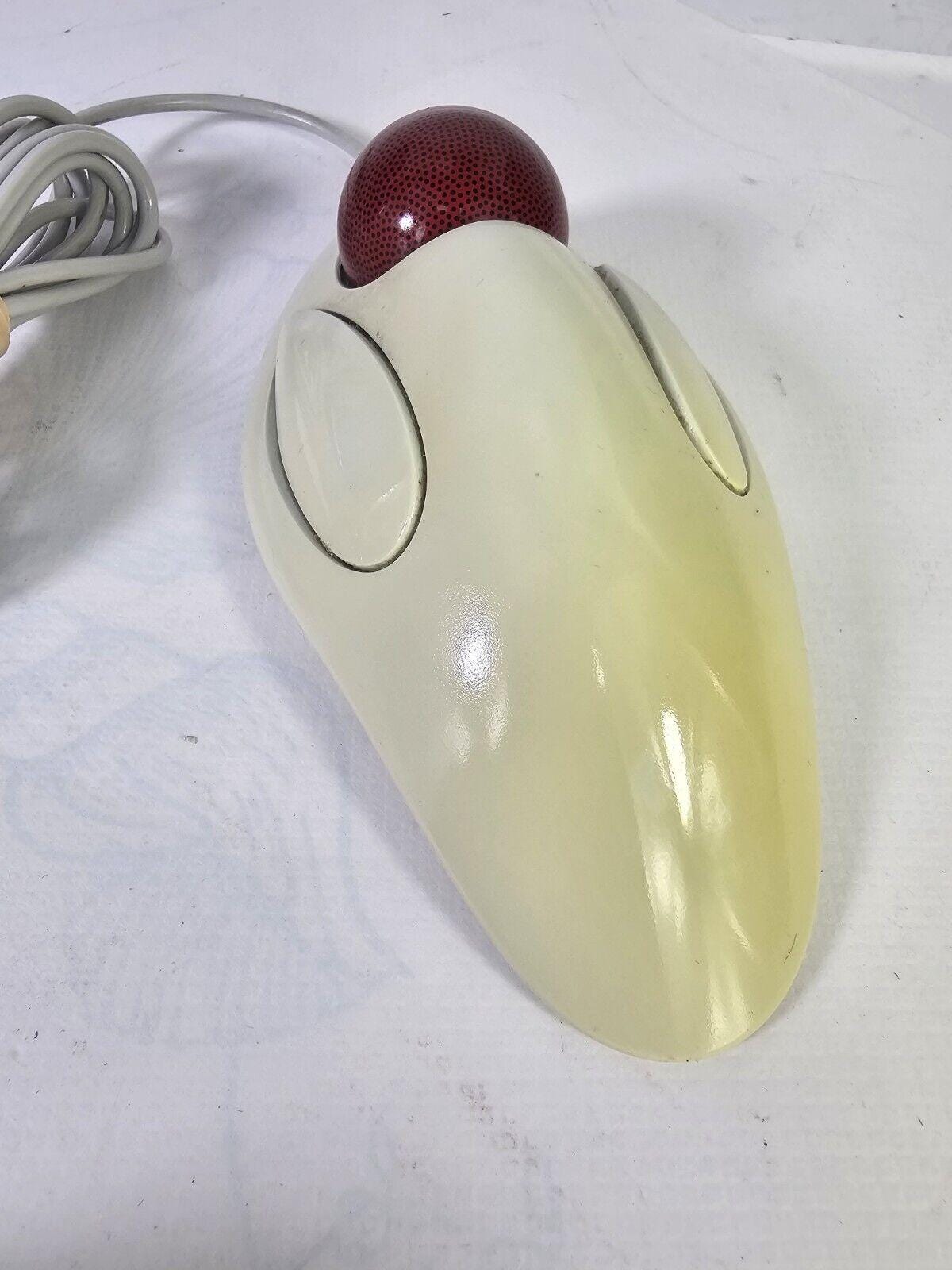 Logitech T-BB14 Trackball Red Marble Mouse USB Ambidextrous 804347-0000 ...