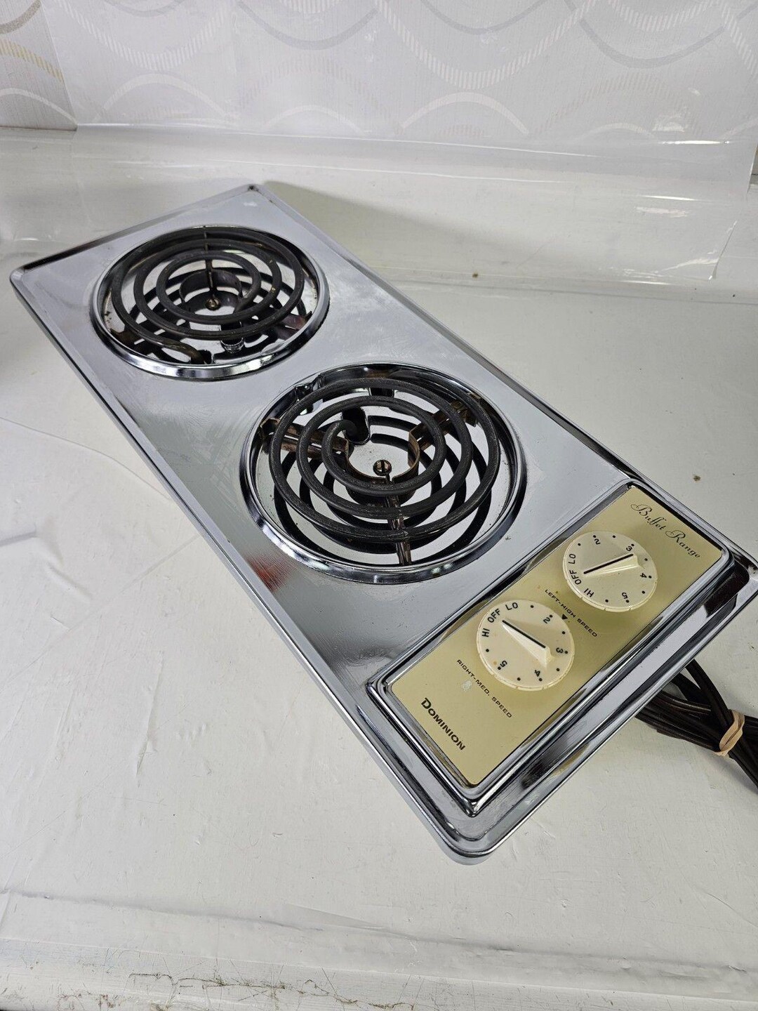 Vintage Dominion Buffet Range 1458 Stove, Oven, Cook Top, Camp, Camping ...