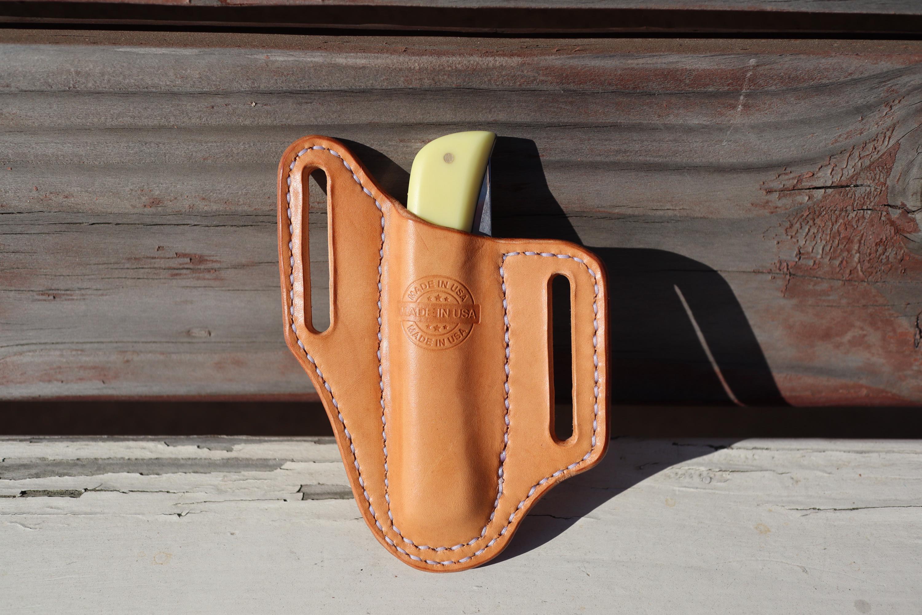 Custom Leather Knife Sheath - Case Sod Buster - Etsy