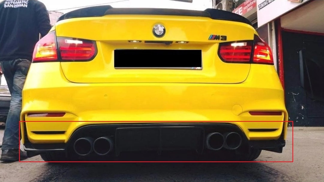 BMW F30-F32 Rear Bumper Diffuser Rear Diffuser Rear Bumper - Etsy