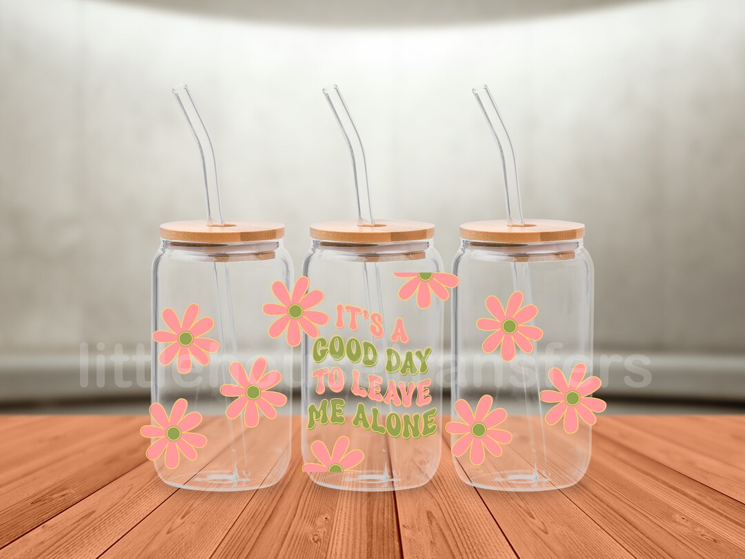 UV DTF Cup Wrap, Retro Flower Cup Wrap, UV Dtf Cup Transfer, 16oz Cup ...