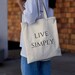 Minimalist Mental Health Tote Bag, Self Love Cloth Bag, Positive Vibes ...