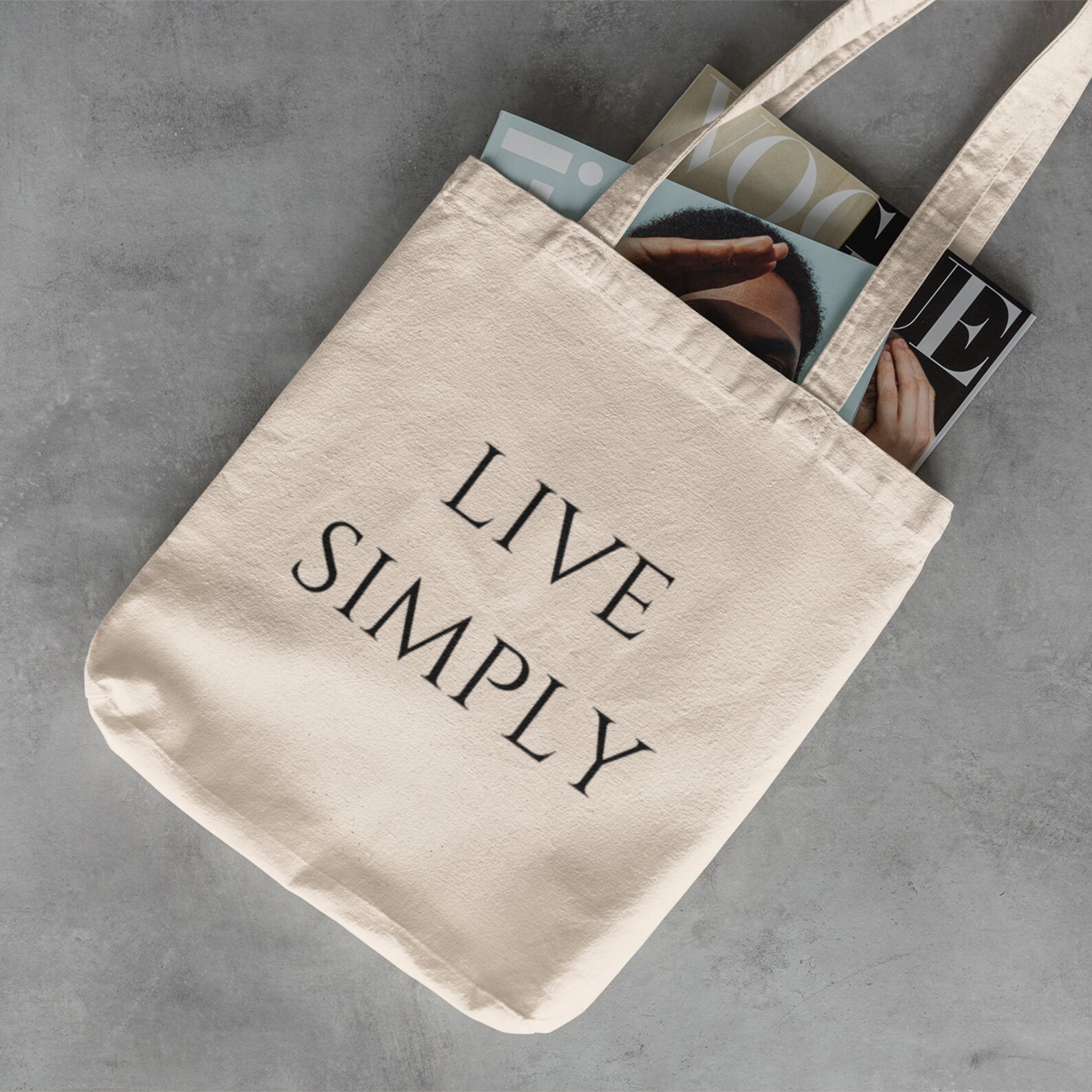 Minimalist Mental Health Tote Bag, Self Love Cloth Bag, Positive Vibes ...